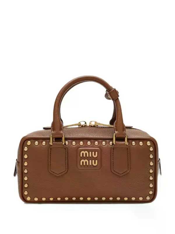 Miu Miu Arcadie Studded Leather Bag