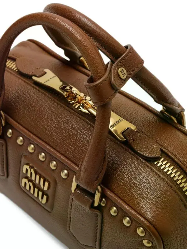 Miu Miu Arcadie Studded Leather Bag