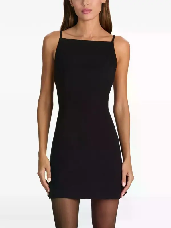 Alice + Olivia Cherie Square-neck Mini Dress