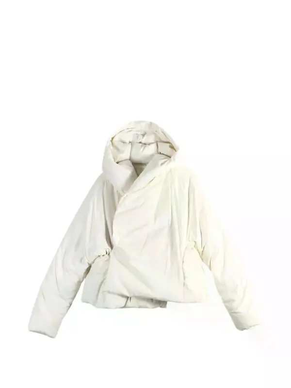 TAIGA TAKAHASHI Hooded Wrap-front Jacket