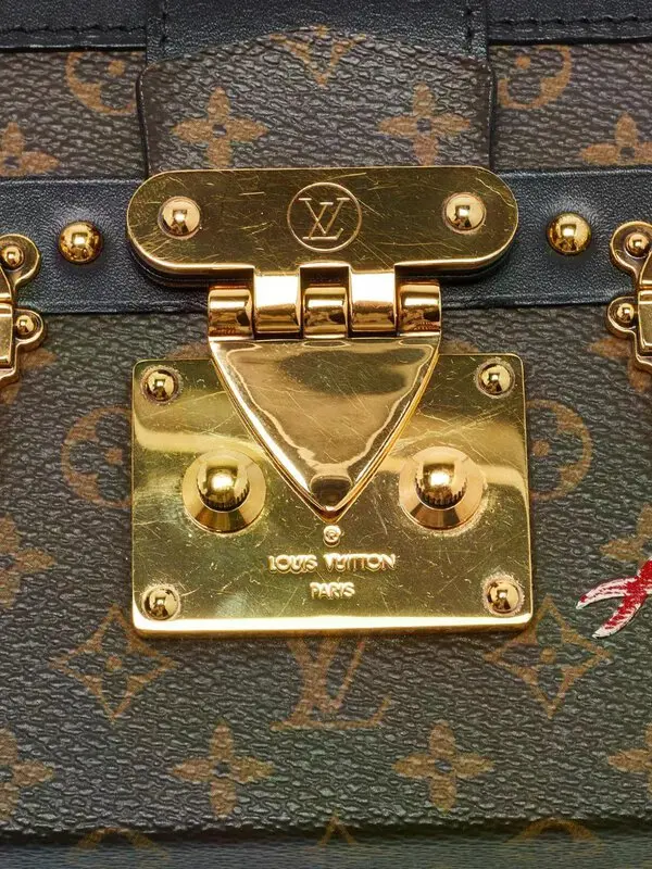 LOUIS VUITTON Petite Malle Monogram Clutch Bag