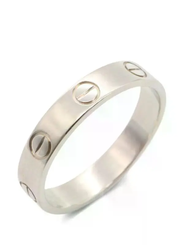 Cartier 2010s Mini Love Ring - Silver