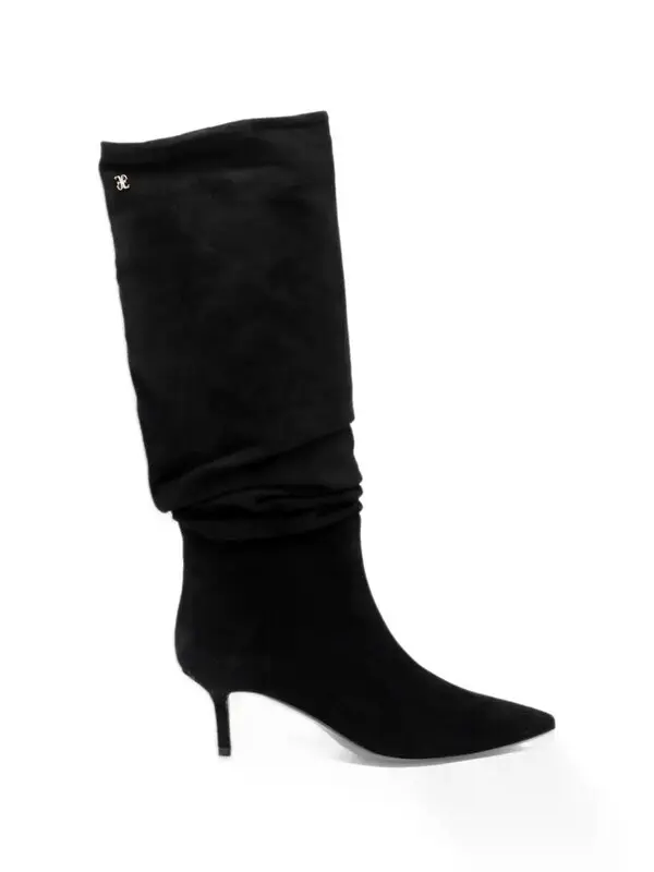 FABI Pointed-toe Slouchy Knee-high Boots