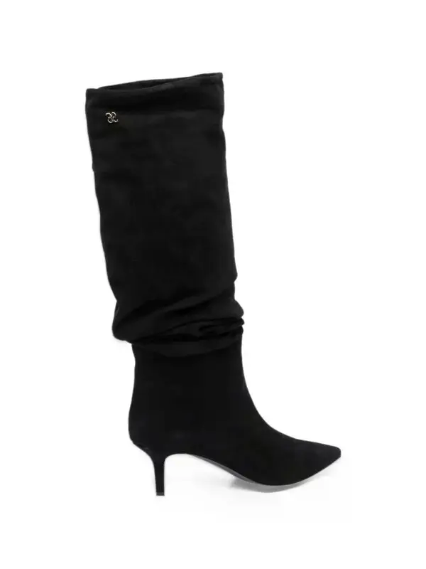 FABI Pointed-toe Slouchy Knee-high Boots