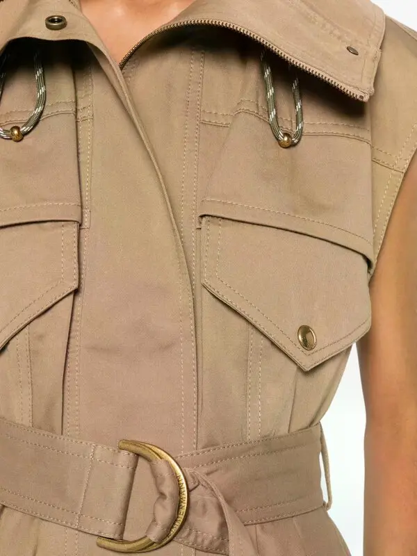 Zimmermann Belted Sleeveless Mini Dress