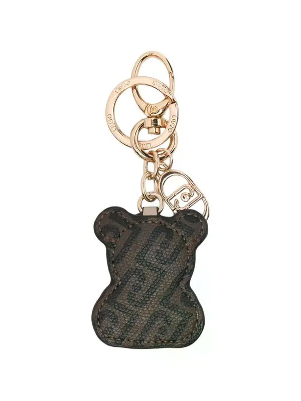 Liu Jo Bear-shape Logo-charm Keyring