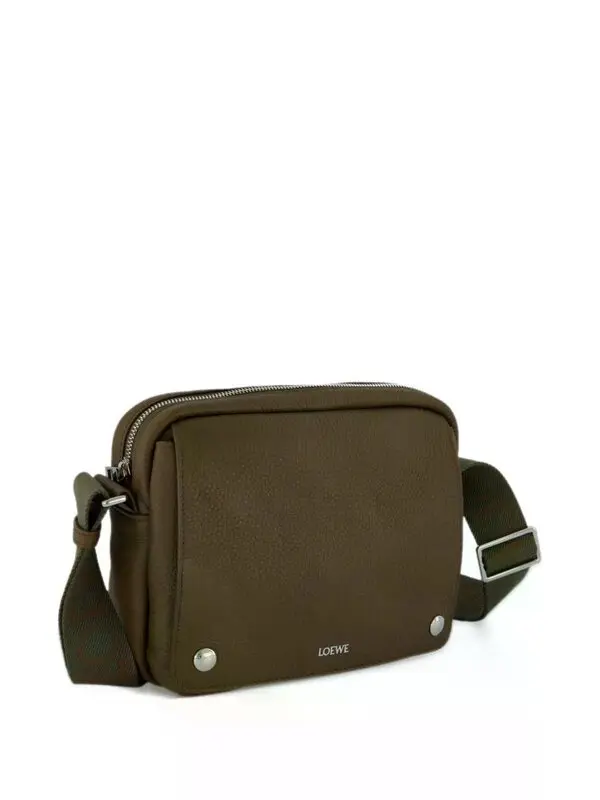 Loewe Medium Pebble Messenger Bag In Supple Grained Calfskin