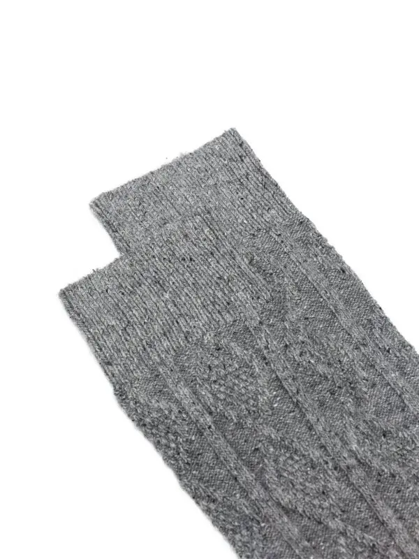 IN THE BOX Cable-knit Socks