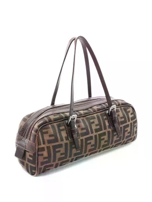 Fendi 2000s Zucchino Shoulder Bag - Brown