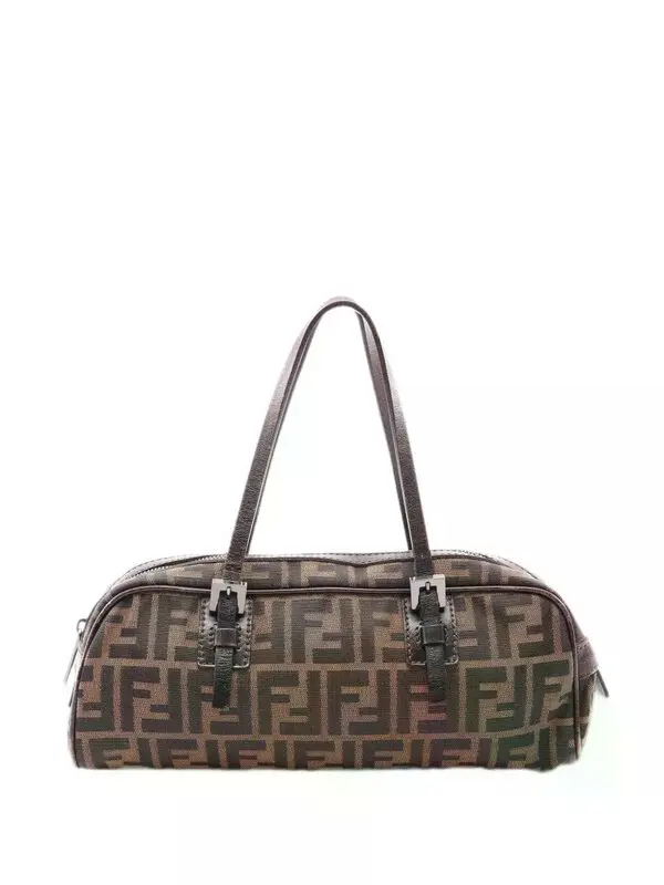 Fendi 2000s Zucchino Shoulder Bag - Brown