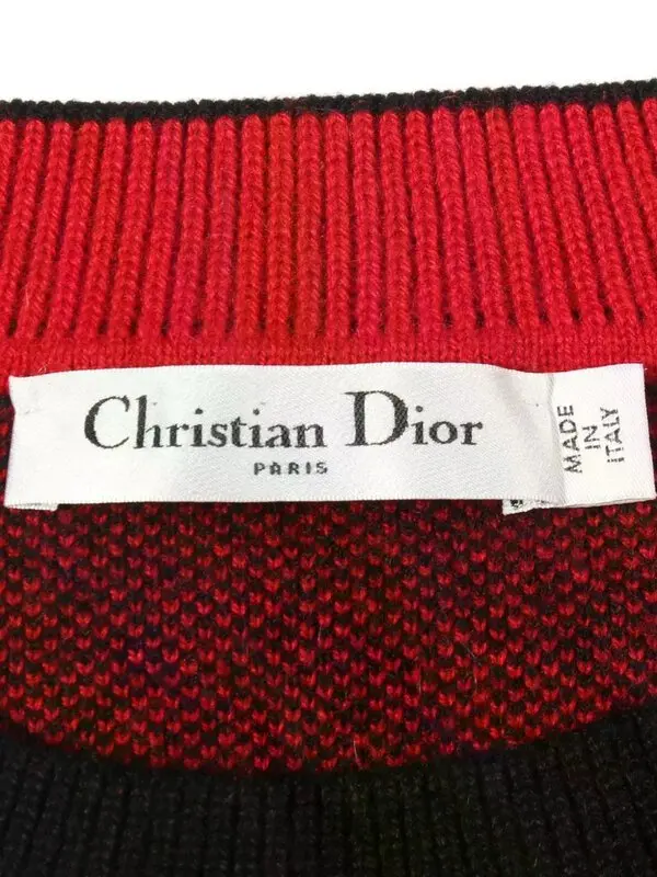 Dior 2010s J'adior 8 Gingham Sweater
