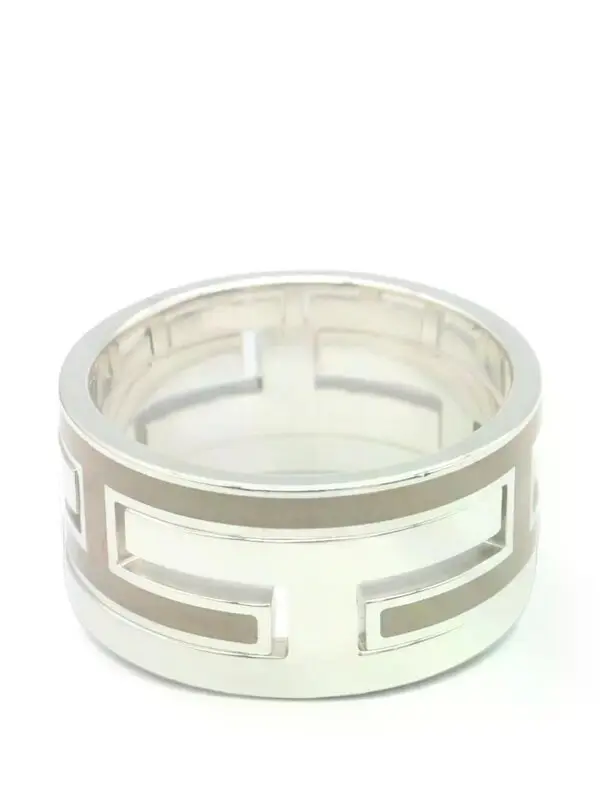 Hermès 2010s Move H Ring - Silver