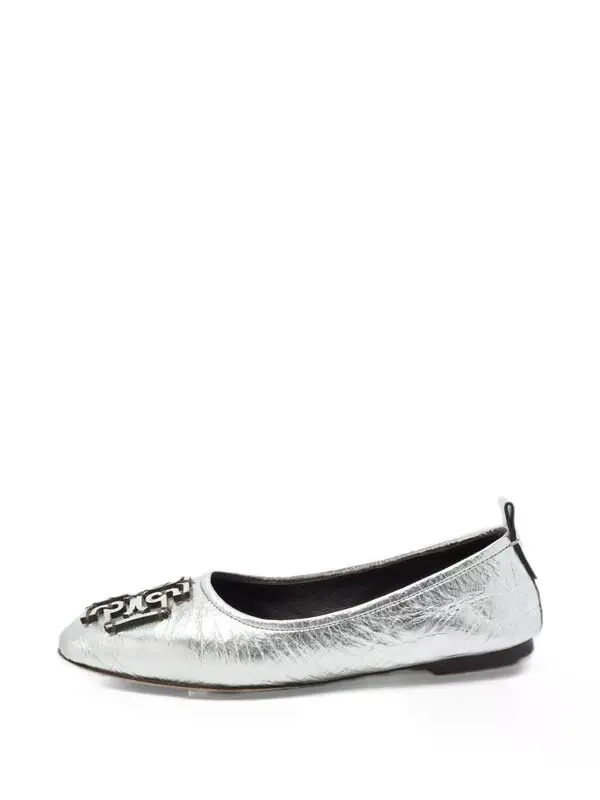 Tory Burch Ines Ballet Flats - Silver
