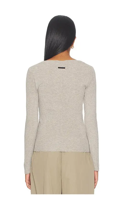 Fear Of God Rib Knit Chevron V-neck