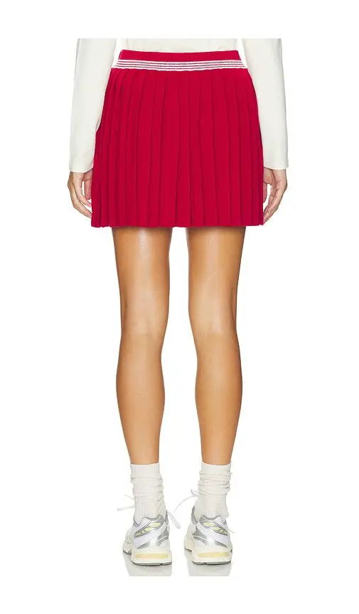 MALBON Violet Knit Skirt
