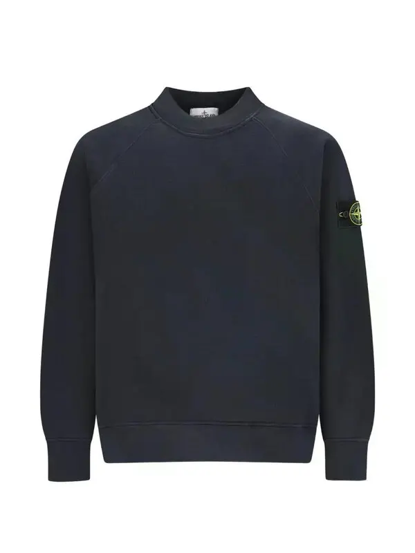 Stone Island Logo-patch Raglan-sleeve Sweater