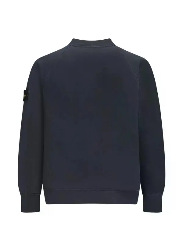 Stone Island Logo-patch Raglan-sleeve Sweater