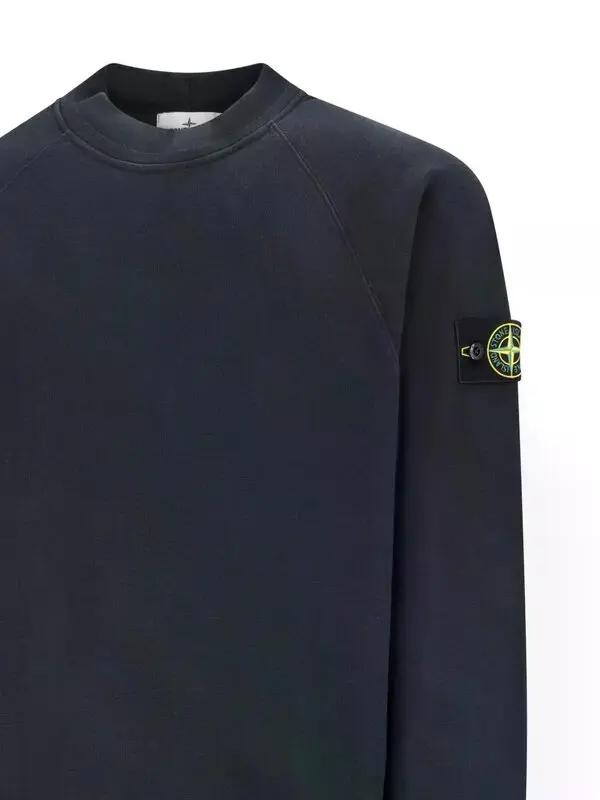 Stone Island Logo-patch Raglan-sleeve Sweater
