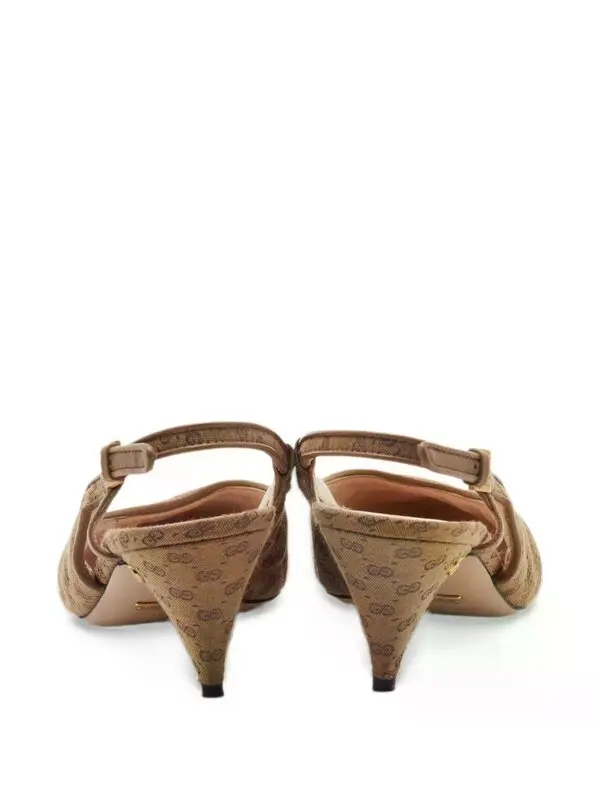 Gucci Mini Double G Slingback Pumps