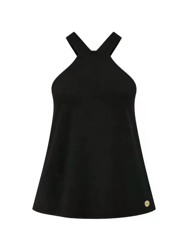 HOUSE OF GRAVITY Loose Strappy Tank Top - Black
