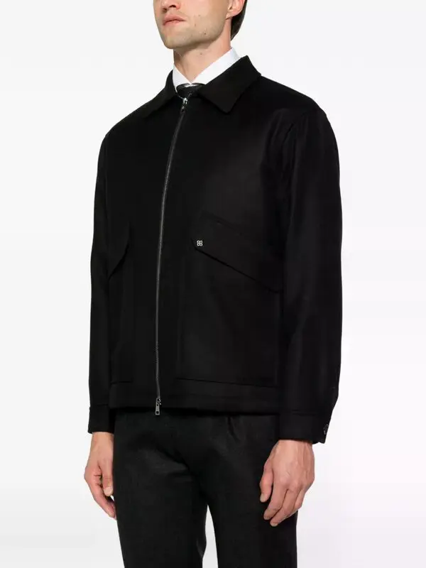 Tagliatore Zip-up Collared Jacket