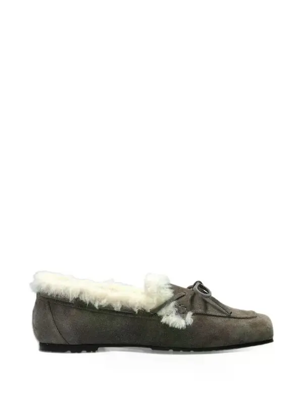 AeydĒ Jasper Shearling-trim Loafers