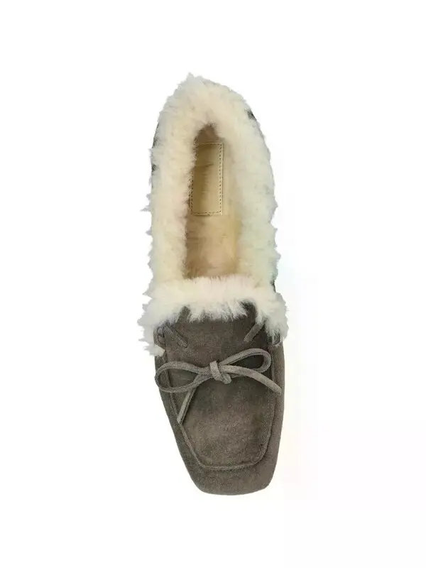 AeydĒ Jasper Shearling-trim Loafers