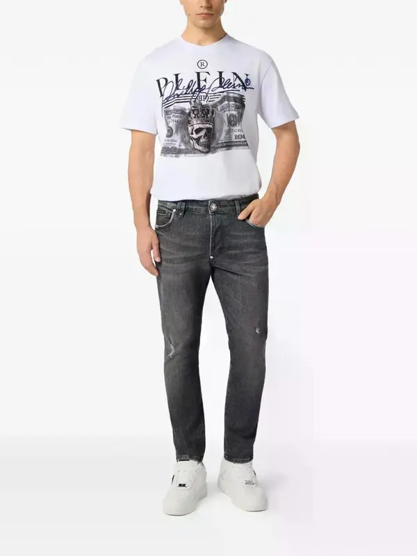 Philipp Plein Distressed Skinny-fit Jeans