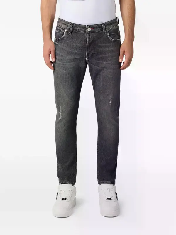Philipp Plein Distressed Skinny-fit Jeans