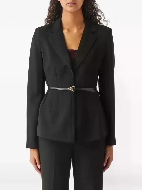 NENETTE Brindisi Belted Darted Jacket - Black