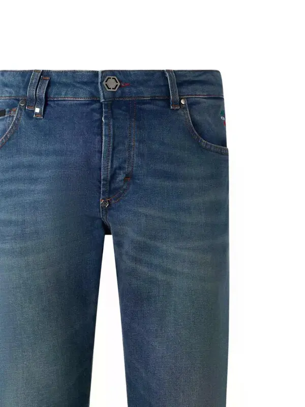 Philipp Plein Belt-loop Pocket Jeans
