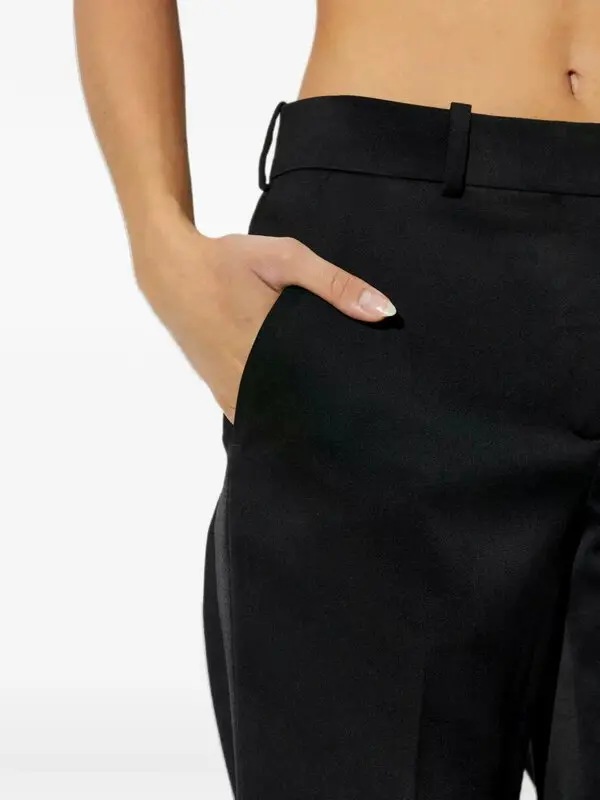 Balmain Wool-blend Straight-leg Trousers