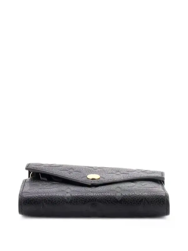 LOUIS VUITTON Victorine Wallet Monogram Empreinte Leather Small Wallets