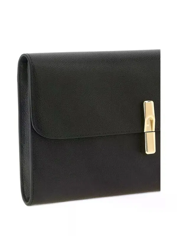 Furla Iride Logo-plaque Grained-leather Clutch Bag