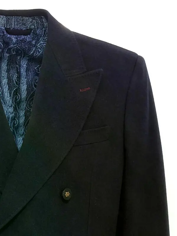 Etro Double-breasted Cashmere Blazer