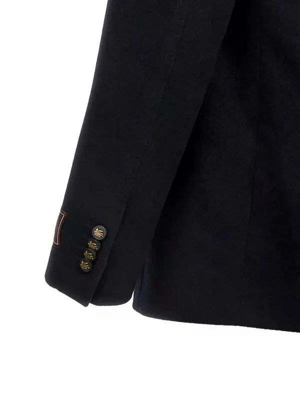 Etro Double-breasted Cashmere Blazer