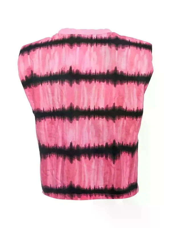Alice + Olivia Tie-dye Cropped Tank Top