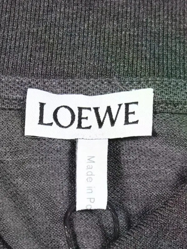 Loewe 2020s Cropped Long-sleeve Polo Shirt