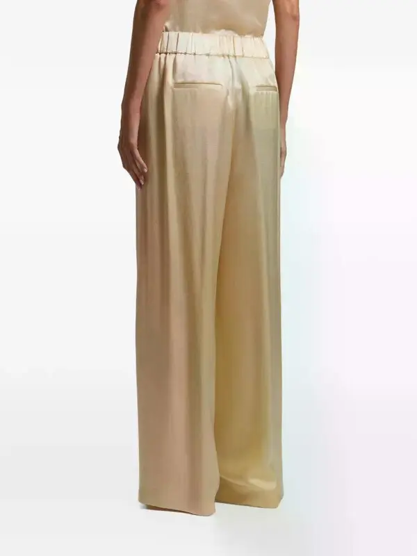 Peserico Elasticated Wide-leg Trousers