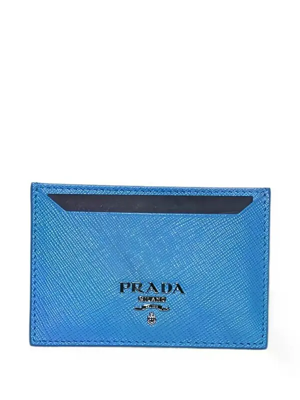 Prada Logo Plaque Cardholder