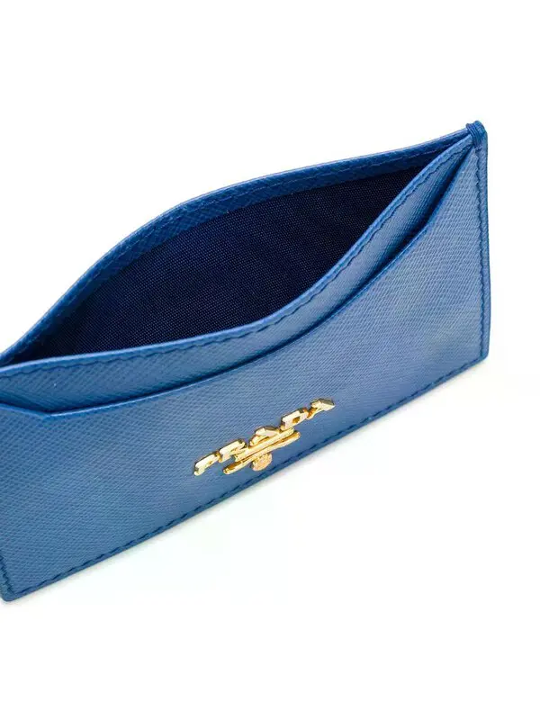 Prada Logo Plaque Cardholder