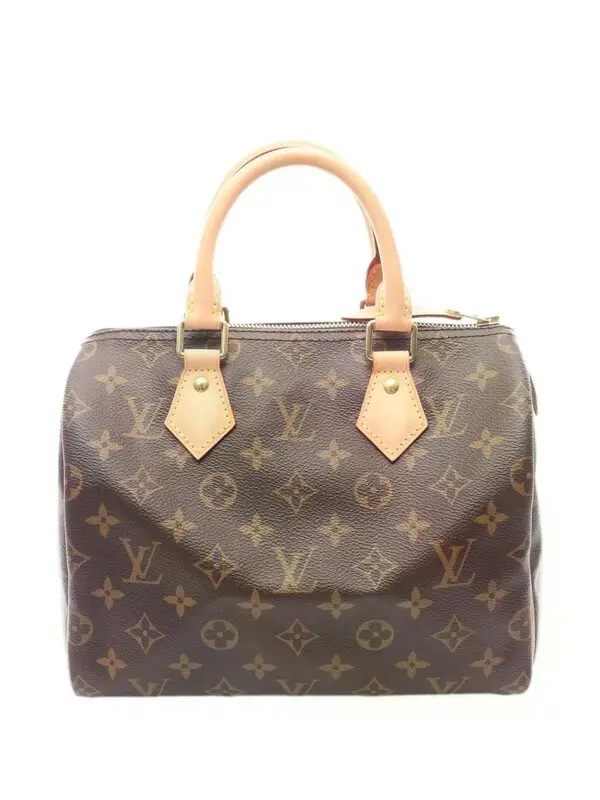 LOUIS VUITTON 2021 Speedy 25 Monogram Tote Bag - Brown