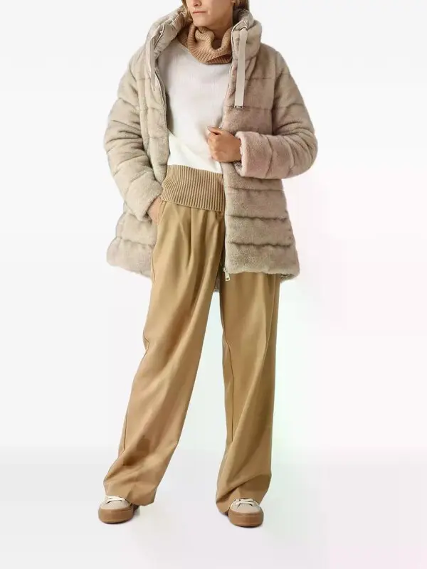 Herno Faux-fur Hooded Jacket