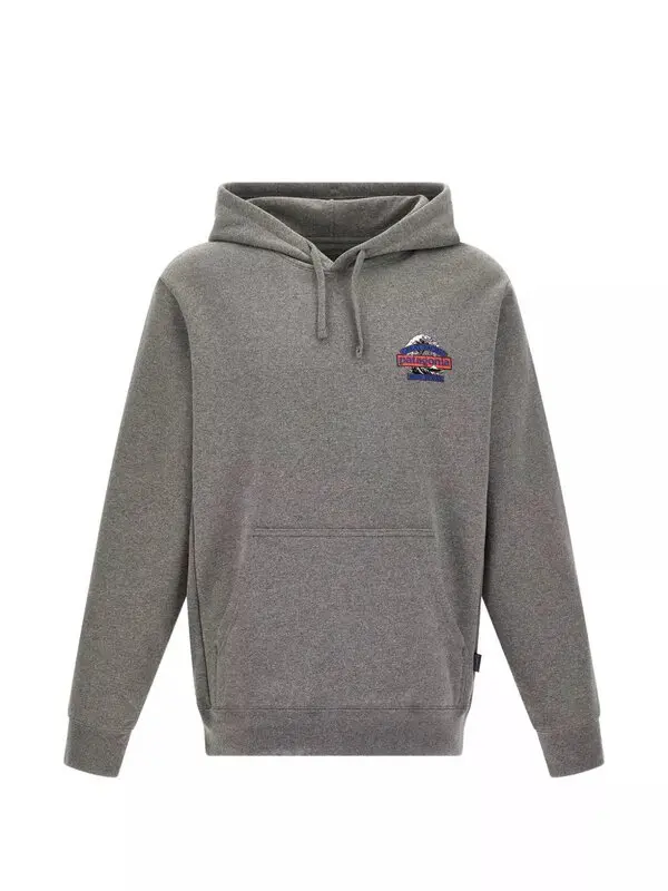 Patagonia Great Waves Uprisal Logo-print Hoodie - Grey