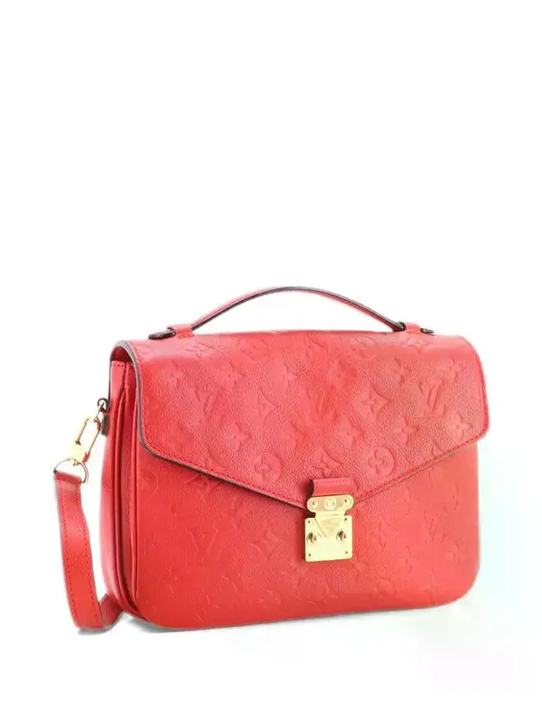 LOUIS VUITTON Pochette Metis Monogram Empreinte Leather Crossbody Bag