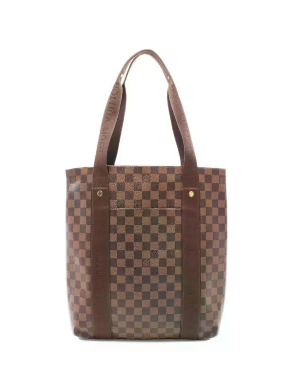 LOUIS VUITTON 2011 Hippopotamus Damier Ebene Tote Bag - Brown