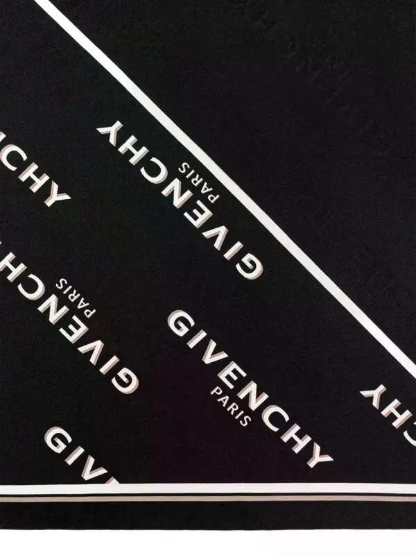 Givenchy Logo-print Silk Scarf
