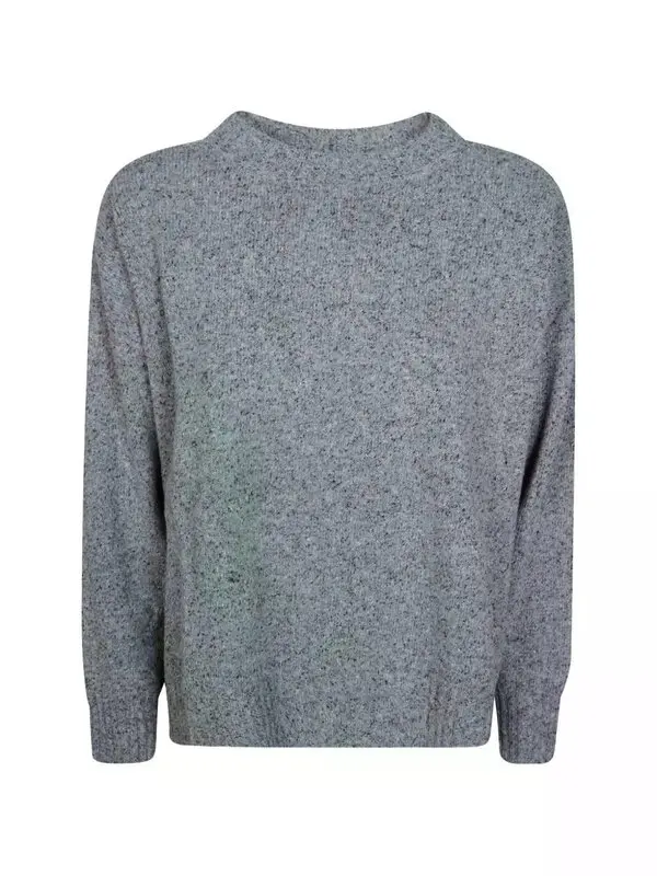 Max Mara Tweed-effect Sweater - Grey