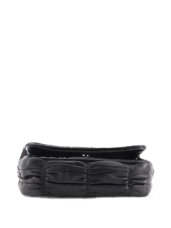 Prada Dual Strap Flap Bag Nappa Gaufre Crossbody Bag