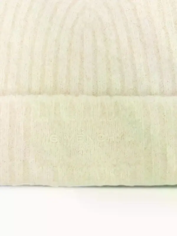 Givenchy Logo-embroidered Ribbed-knit Beanie Hat
